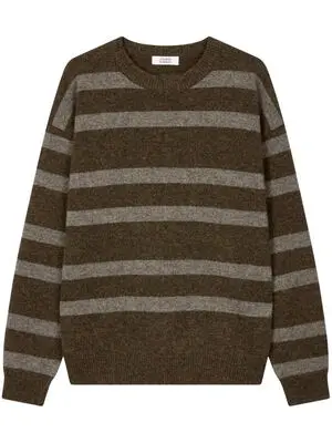 STUDIO TOMBOY Striped Sweater - Brown