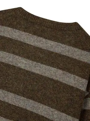 STUDIO TOMBOY Striped Sweater - Brown