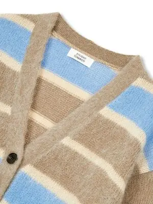STUDIO TOMBOY Striped Cardigan - Neutrals