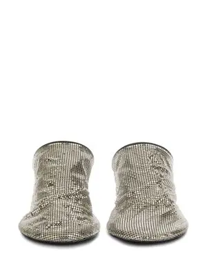 JIL SANDER Sequin-mesh Mules