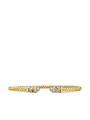 David Yurman 18kt Yellow Diamond Bracelet - Gold