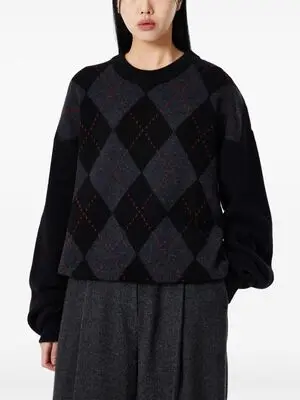 STUDIO TOMBOY Argyle Knit Sweater