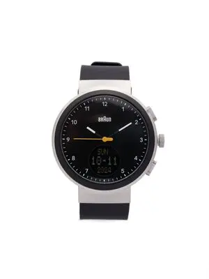 BRAUN WATCHES Braun 45mm Digital-analogue Display Watch - Black