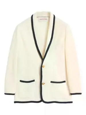 Valentino Garavani Single-breasted Blazer - White