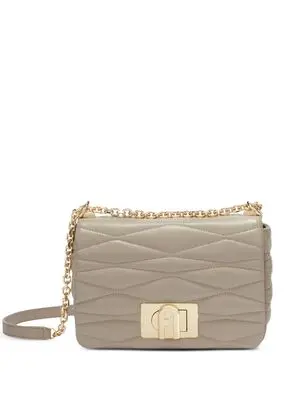 Furla Quilted Crossbody Bag - Neutrals