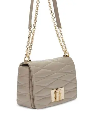 Furla Quilted Crossbody Bag - Neutrals