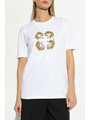 Givenchy 4g Leopard-print T-shirt