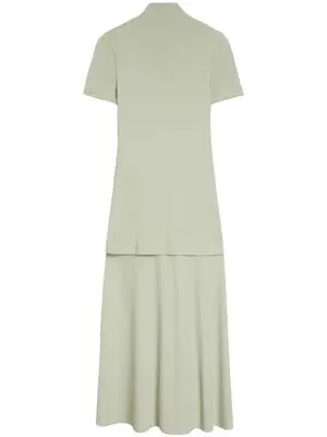 JIL SANDER High-neck Midi Dress - Green