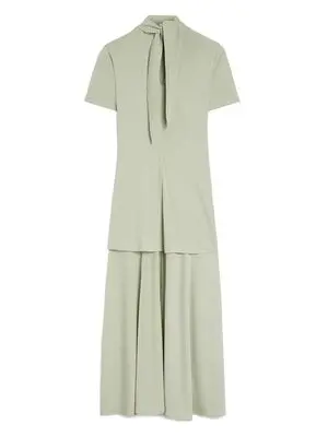 JIL SANDER High-neck Midi Dress - Green
