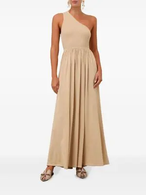 Zimmermann Crush Maxi Dress - Neutrals
