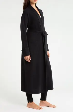 Nordstrom Cashmere Robe - Black