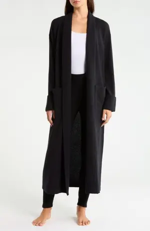 Nordstrom Cashmere Robe - Black