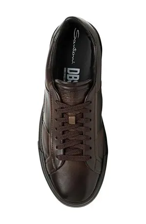 Santoni Dbs27 Sneaker - Dark Brown