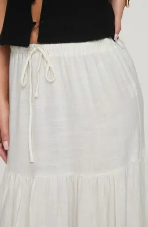 Princess Polly Tearose Tiered Maxi Skirt