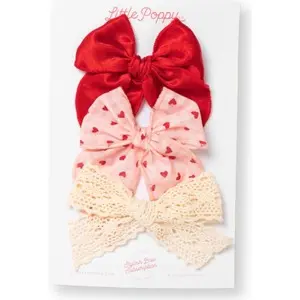 LITTLE POPPY CO Bow Clip Set - 982