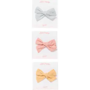 LITTLE POPPY CO Bow Clip Set - The Capri