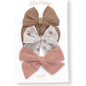 LITTLE POPPY CO Bow Clip Set - The Monet