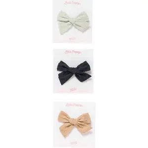 LITTLE POPPY CO Little Poppy Co. Bow Clip Set The Sydney