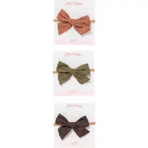 LITTLE POPPY CO Headband Bow Set - The London