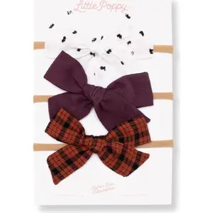 LITTLE POPPY CO Headband Bow Set - The Willow