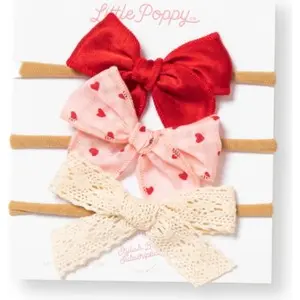 LITTLE POPPY CO Headband Mini Bow Set - 980
