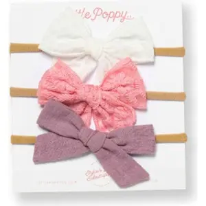 LITTLE POPPY CO Headband Mini Bow Set - The Marilyn