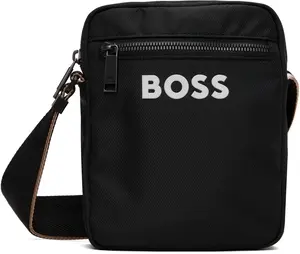 BOSS BOSS Black Contrast Logo Messenger Bag - 001-black