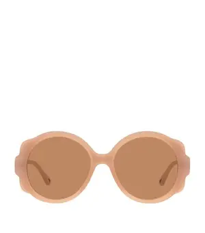Chloé Round Frame Sunglasses - Pink