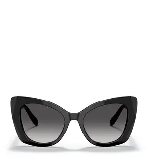 Dolce & Gabbana Acetate Cat-eye Sunglasses - Black