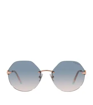 Tiffany & Co. Tiffany & Co. Hexagonal Sunglasses Red
