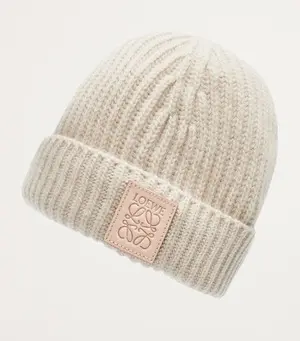 Loewe Cashmere Beanie - Beige
