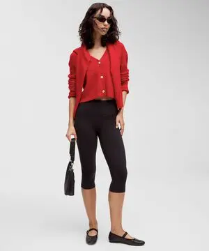 Lululemon Slim-fit Cashmere Cardigan