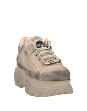 BUFFALO Sneakers In Calfskin - Beige