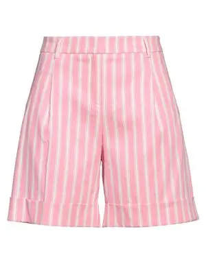 Seductive Striped High-waisted Shorts