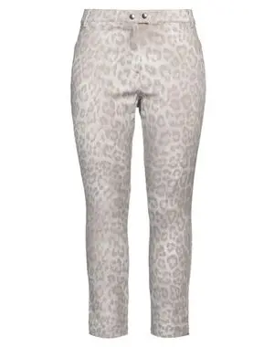 Seductive Leopard-print Skinny Jeans - Grey
