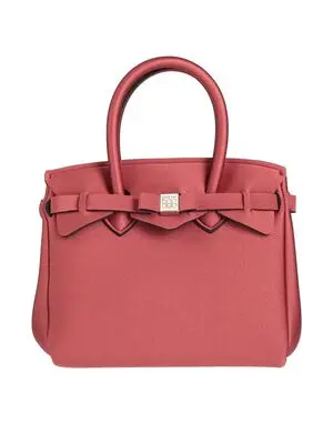 Save My Bag Shopper Bag With Bow Detail - Red