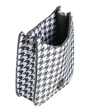 Save My Bag Houndstooth Cross-body Bag - Black