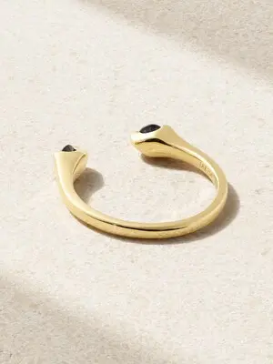 ANITA KO Orbit 18-karat Gold Sapphire Ring - Blue