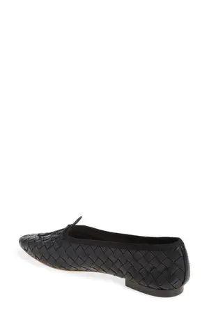 LOEFFLER RANDALL Landry Woven Ballet Flat - Black