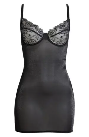 COQUETTE Lace & Mesh Underwire Chemise