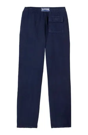 Vilebrequin Solid Linen Trousers