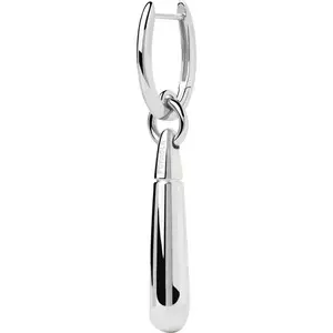 PDPAOLA Large Jupiter Single Hoop - Silver