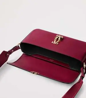 Cartier Leather C De East-west Shoulder Bag - Red