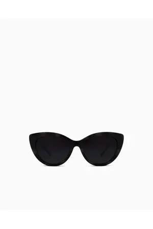 Emporio Armani Oval Sunglasses - Black