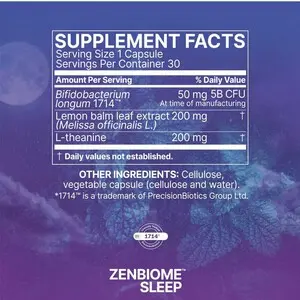 MICROBIOME LABS Zenbiome Sleep 30 Capsules