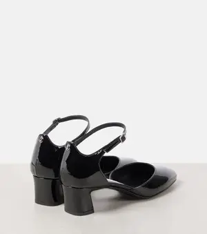 JIMMY CHOO Pixie 45 Patent Leather Mary Jane Pumps