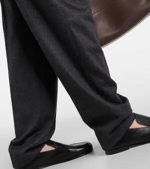THE ROW Richelle Straight Leg Cashmere Pants