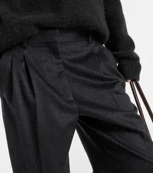 THE ROW Richelle Straight Leg Cashmere Pants