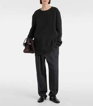 THE ROW Richelle Straight Leg Cashmere Pants