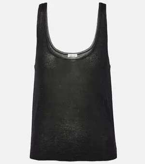 Saint Laurent Lame Top